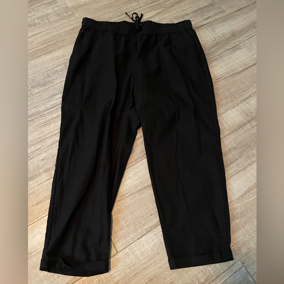 J. Crew | Pants & Jumpsuits | J Crew Factory Cuffed Linen Pants | Poshmark